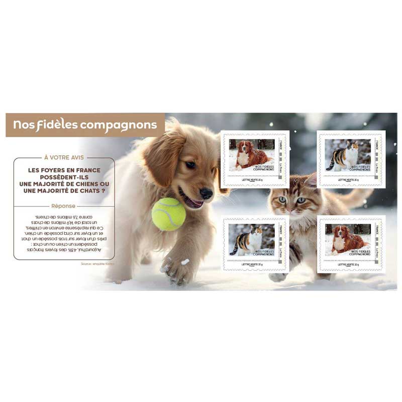 Timbre : 2024 NOS FIDÈLES COMPAGNONS | WikiTimbres